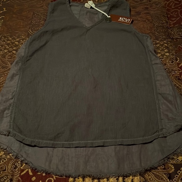 XCVI | Tops | Xcvi Half Cord V Neck Shift Tank | Poshmark